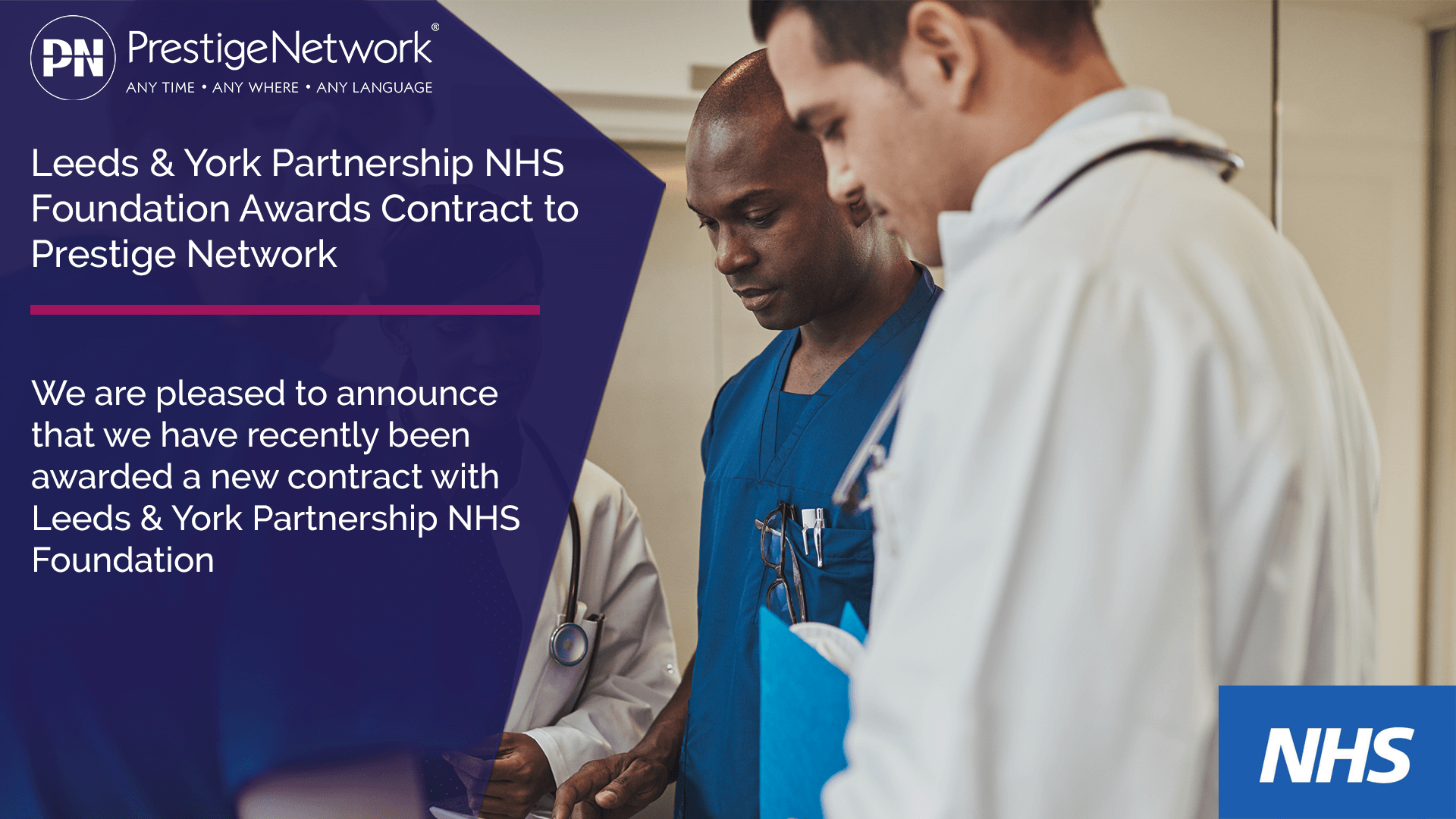 Leeds and York Partnership NHS Foundation Awards Contract to Prestige ...